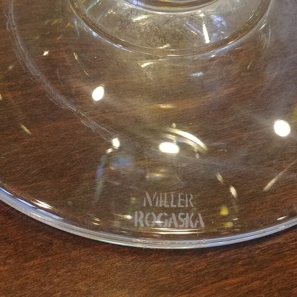 Miler Rogaska | Dining | Miller Rogaska Ice Tea Green Goblets Crystal ...